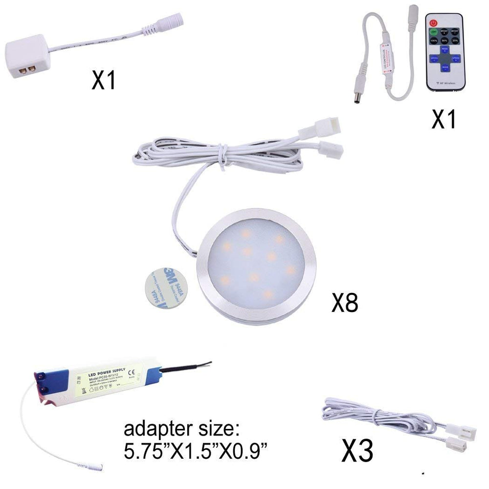 12V Dimmable hardwired under cabinet lighting for Kitchen Lighting, NO ...